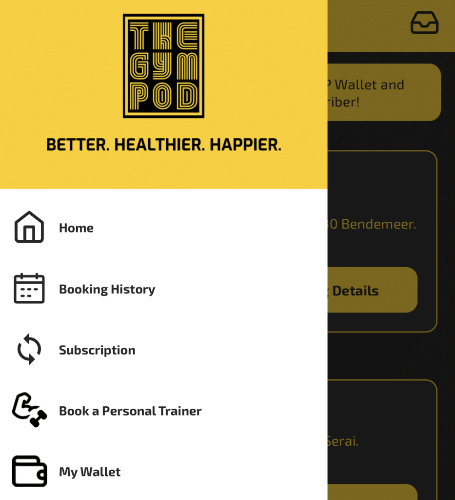 The Gym Pod App Guide - The Gym Pod